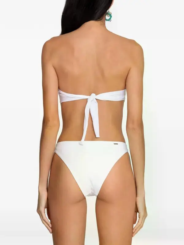 AMIR SLAMA Graphic Knot Detail Bikini