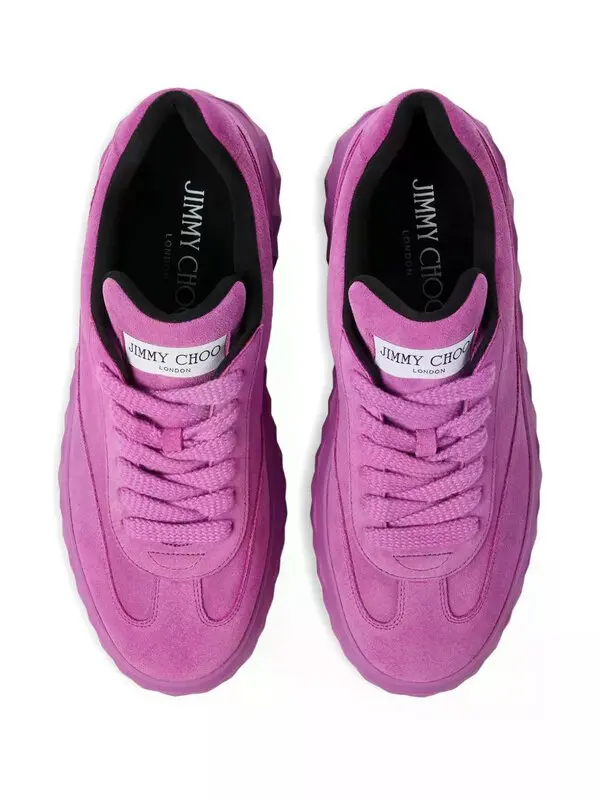 JIMMY CHOO Diamond Maxi Retro Sneakers - Pink
