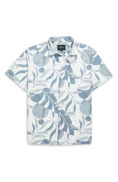Rodd & Gunn Carrington Floral Short Sleeve Button-up Shirt - Stonewash