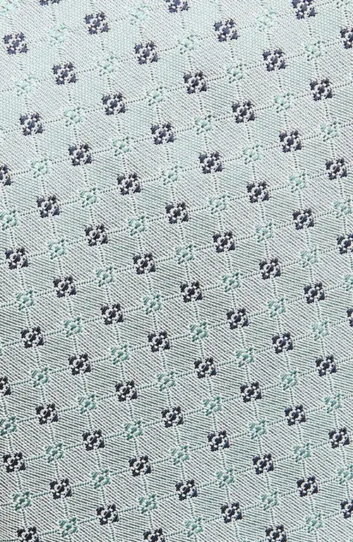 BOSS Silk Jacquard Tie - Open Green