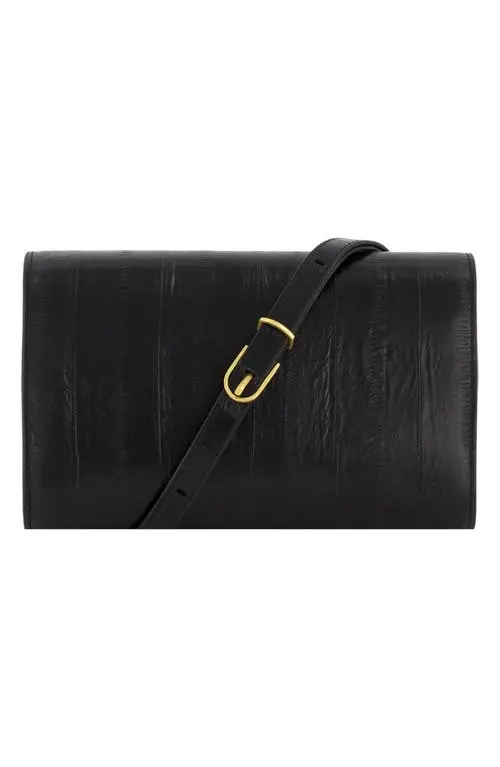 Vince Eel Embossed Leather Wallet On A String