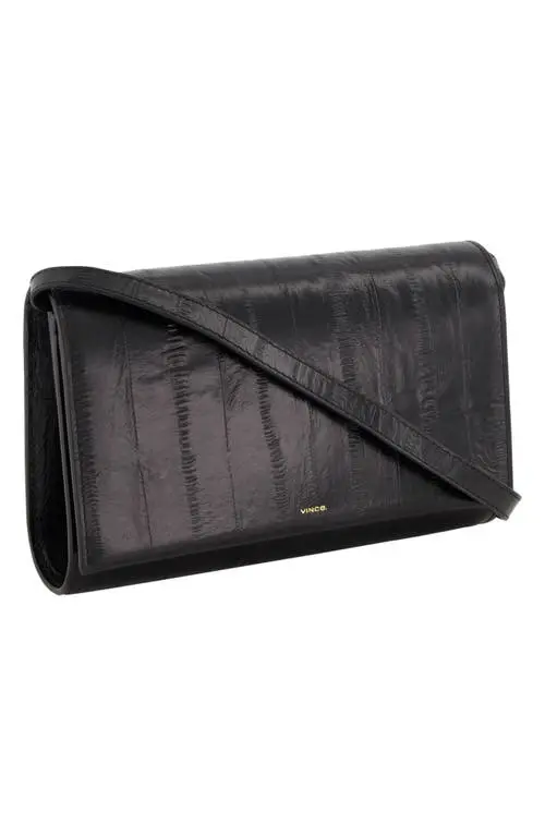 Vince Eel Embossed Leather Wallet On A String