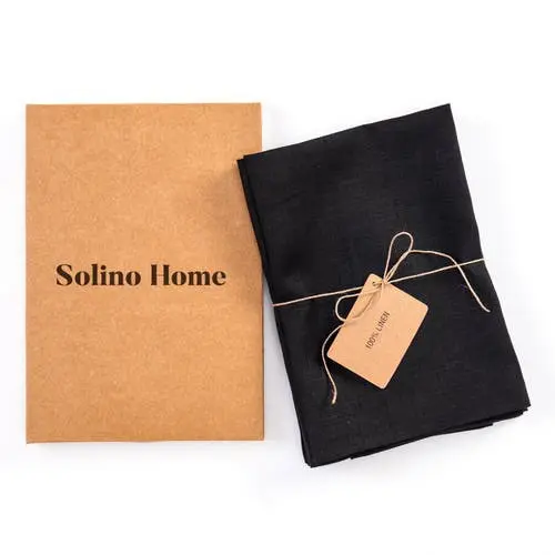 Solino Home Linen Dinner Napkins Set Of 6