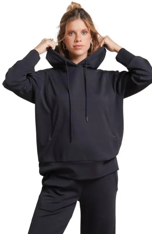 NOM MATERNITY Serena Nursing Hoodie - Navy