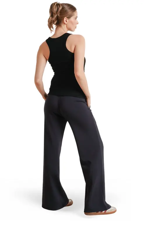 NOM MATERNITY Naomi Maternity Lounge Pant Wide Leg Drawstring