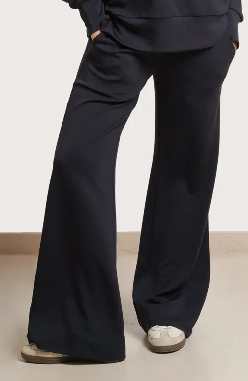 NOM MATERNITY Naomi Maternity Lounge Pant Wide Leg Drawstring
