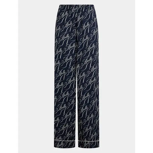 Bally Christmas Capsule High-waist Trousers - Blue