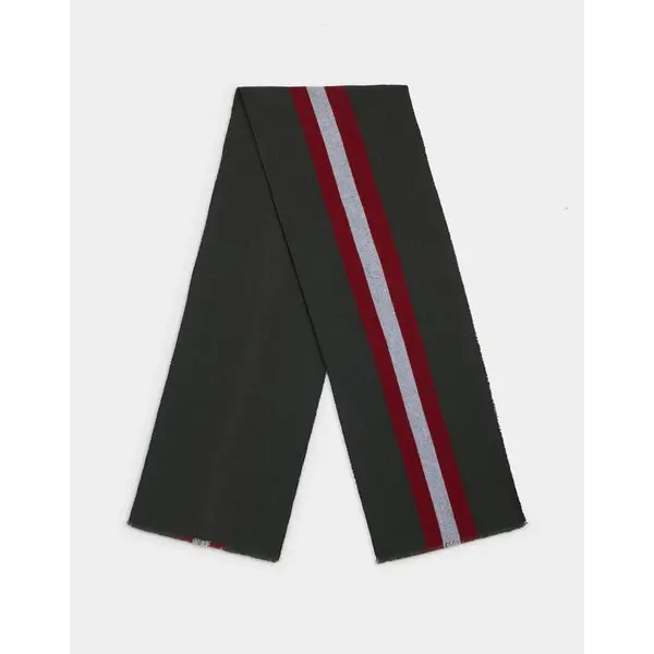 Bally Scarf In Merino Wool Jacquard - Green