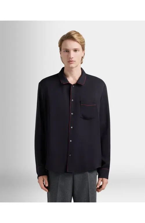 Bally Christmas Capsule Shirt In Twill