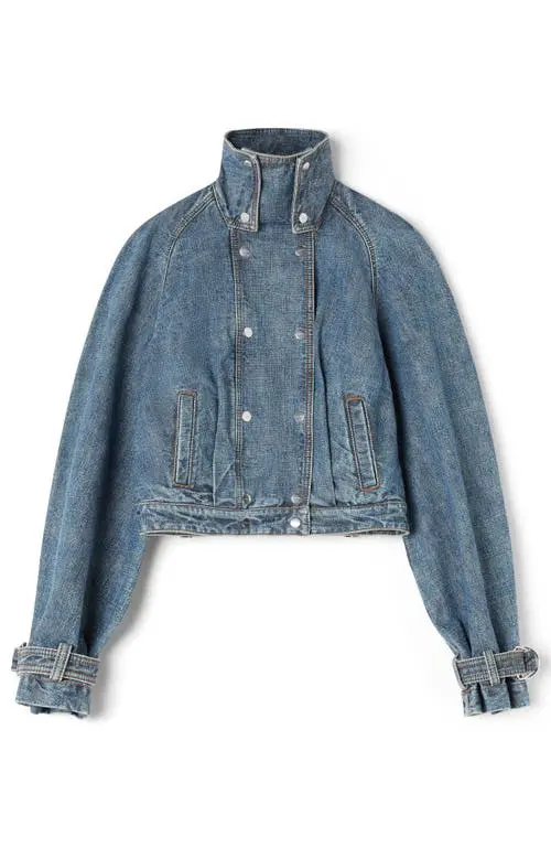 LANVIN Short Denim Jacket - Blue