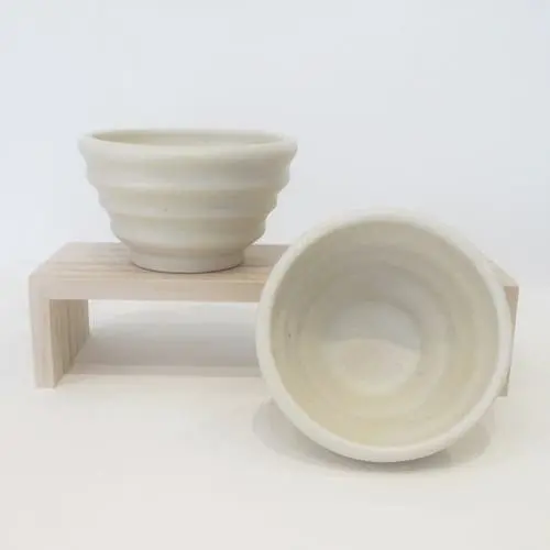 MIKKARBO Cups/bowlsset Of 2 - White Cloud