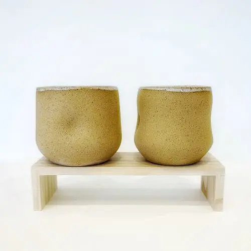 MIKKARBO Hugs Mugsset Of 2 - Translucent
