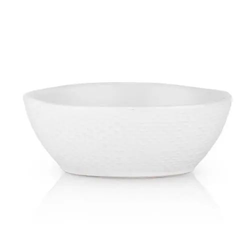 STONE + LAIN Abigael Stoneware 4-piece Bowl Set - White