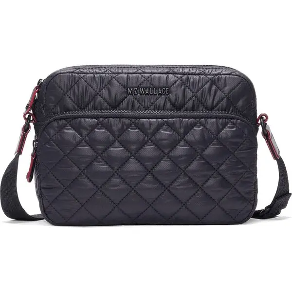 Mz Wallace Small Metro Quilted Nylon Camera Bag - Black
