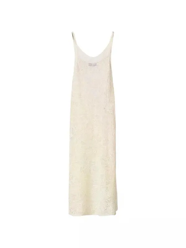 Fabiana Filippi Crocheted Midi Dress - Neutrals