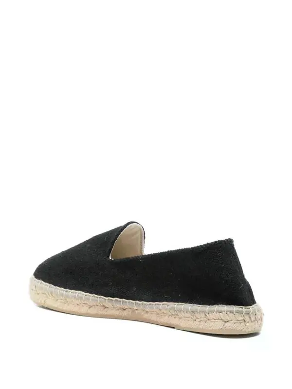 Manebí Coarse Flat Espadrilles - Black