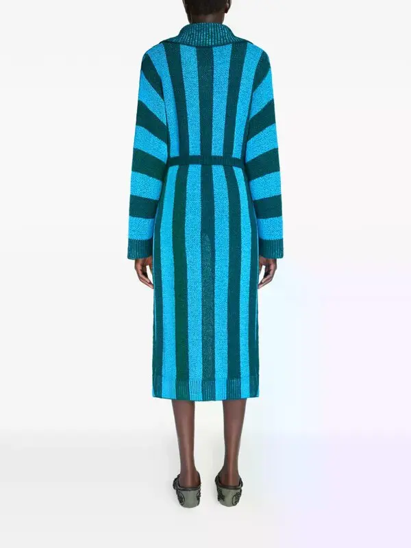 Dries Van Noten Striped Cardigan - Blue
