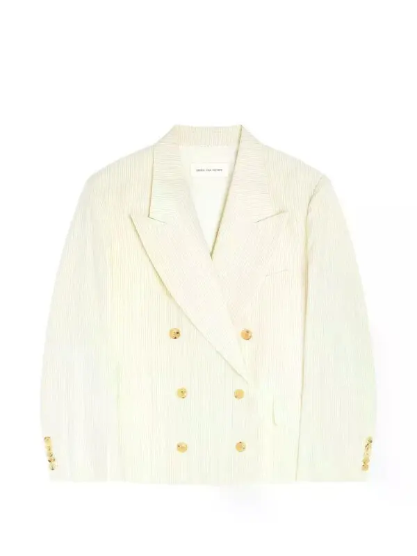 Dries Van Noten Oversized Double-breasted Blazer - Neutrals