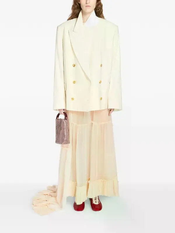 Dries Van Noten Oversized Double-breasted Blazer - Neutrals