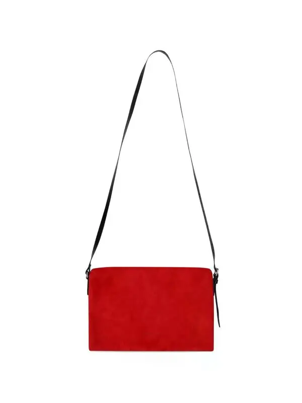 Dries Van Noten Suede Crossbody Bag - Red