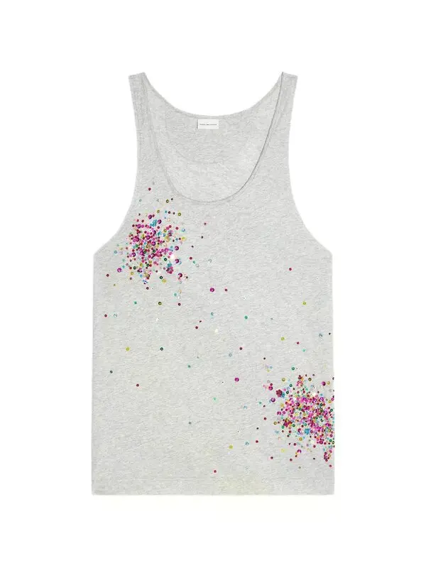 Dries Van Noten Sequin-embellished Tank Top