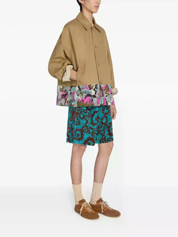 Dries Van Noten Sequin-embellished Shorts