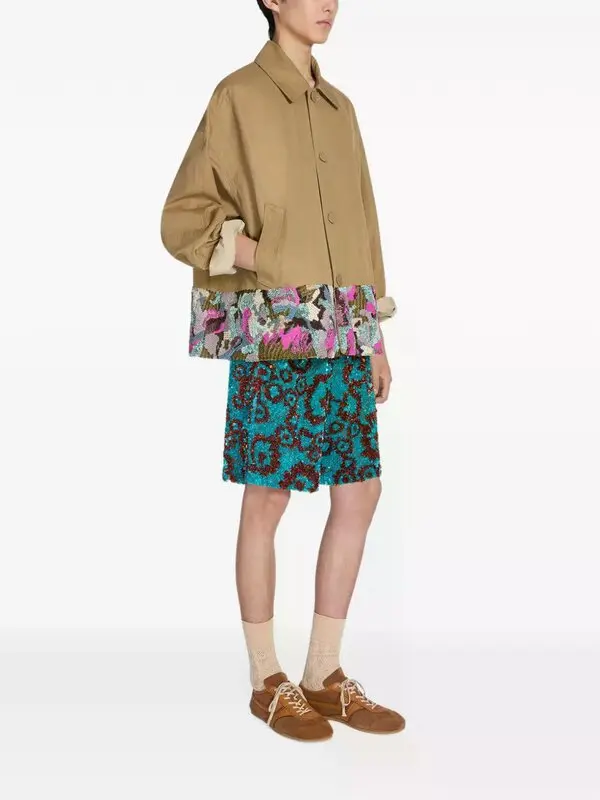 Dries Van Noten Sequin-embellished Shorts
