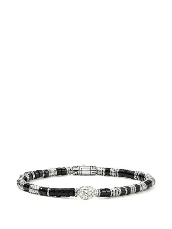 John Hardy Heishi Diamond Bracelet - Silver