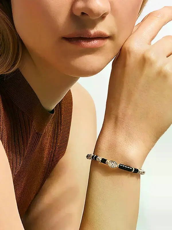 John Hardy Heishi Diamond Bracelet