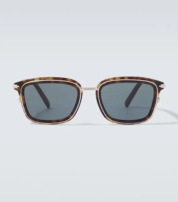 Dior Diorblacksuit S18u Square Sunglasses - Brown
