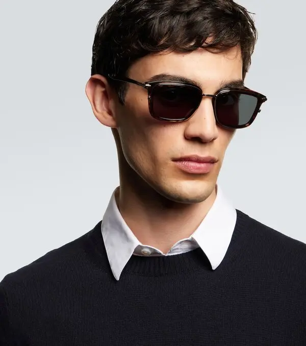 Dior Square Sunglasses - Brown