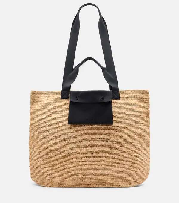 ERES Raffia Tote Bag - Beige