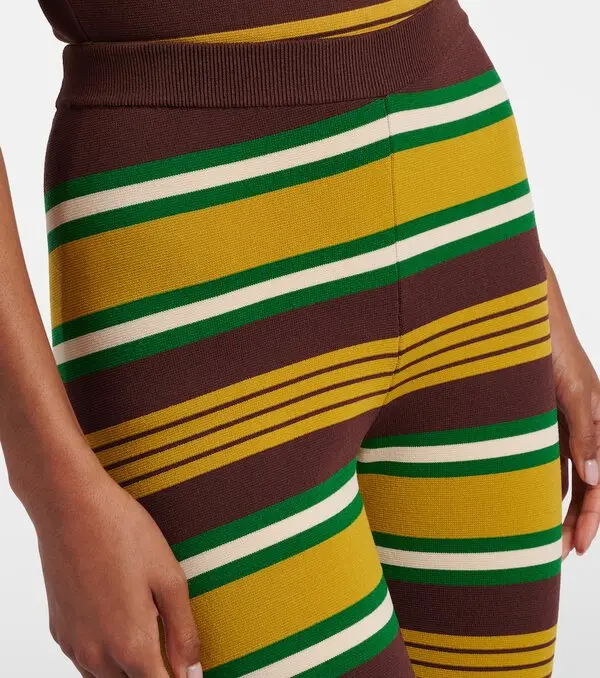ALEMAIS Alémais Clover Knitted Flared Pants