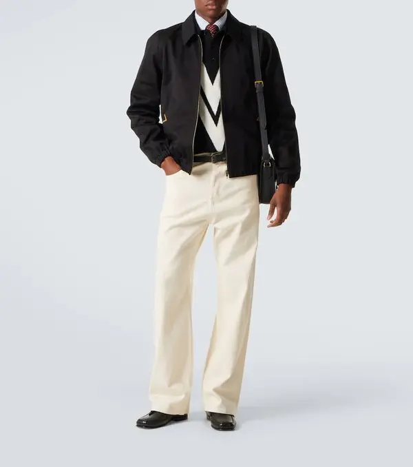 Valentino Garavani Vgold Cotton Blouson Jacket