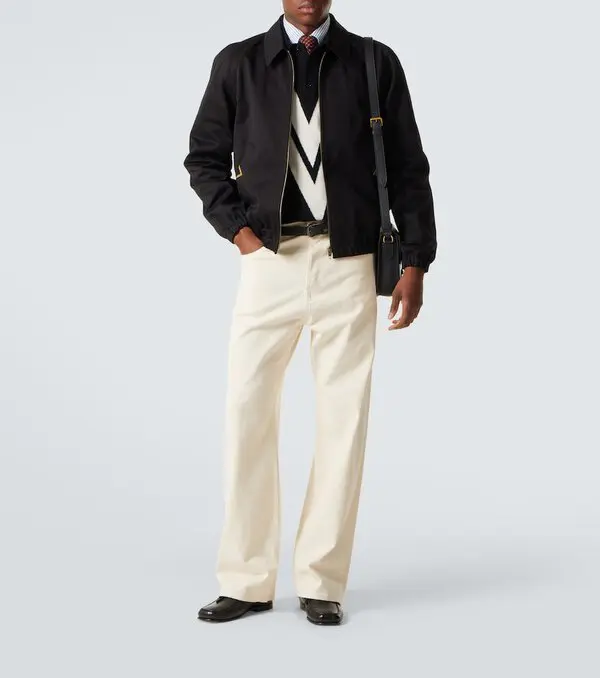 Valentino Garavani Vgold Cotton Blouson Jacket