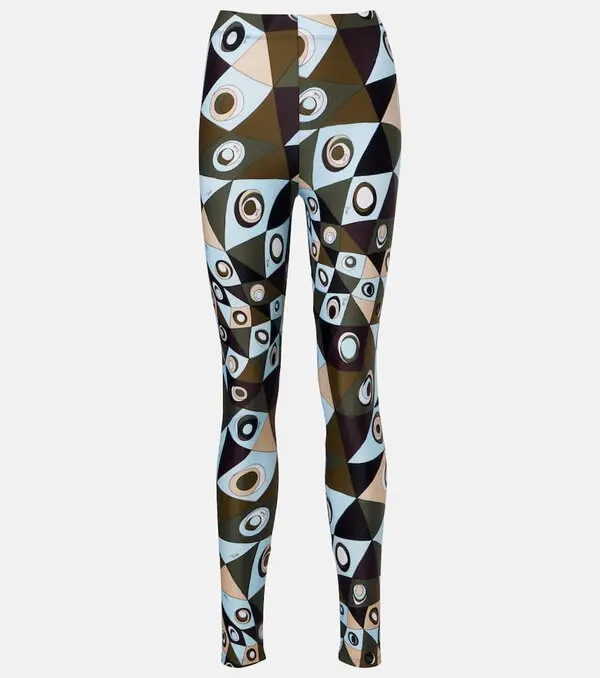 Emilio Pucci Occhi Leggings - Multicoloured