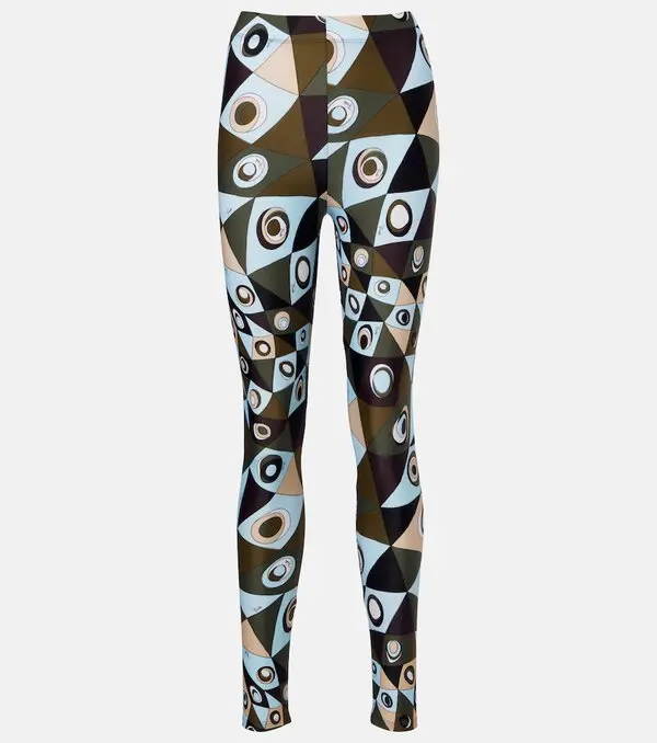 Emilio Pucci Occhi Leggings - Multicoloured