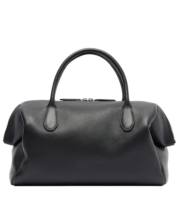 THE ROW Faye Leather Top-handle Bag - Black