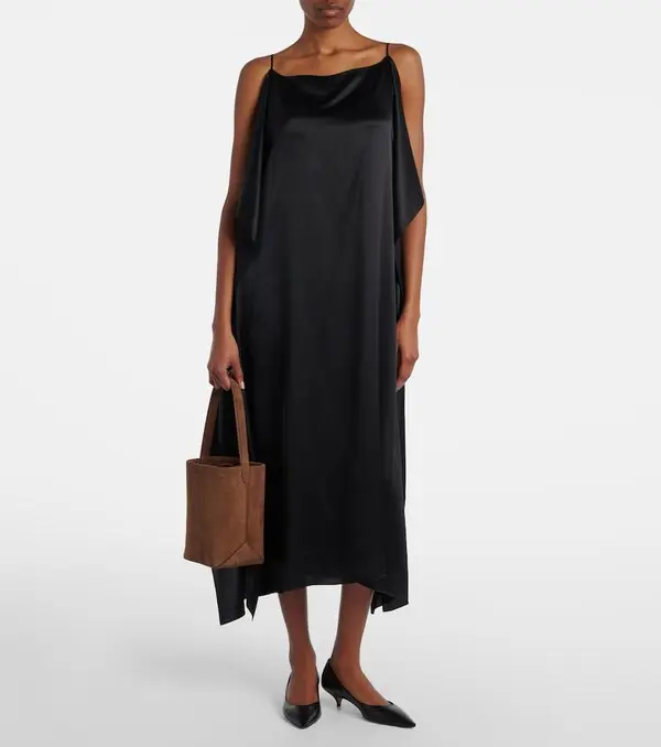 THE ROW Park Edge N/s Suede Bucket Bag - Brown
