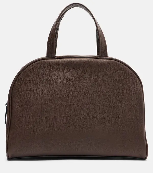 THE ROW Bindle Small Leather Tote Bag - Brown