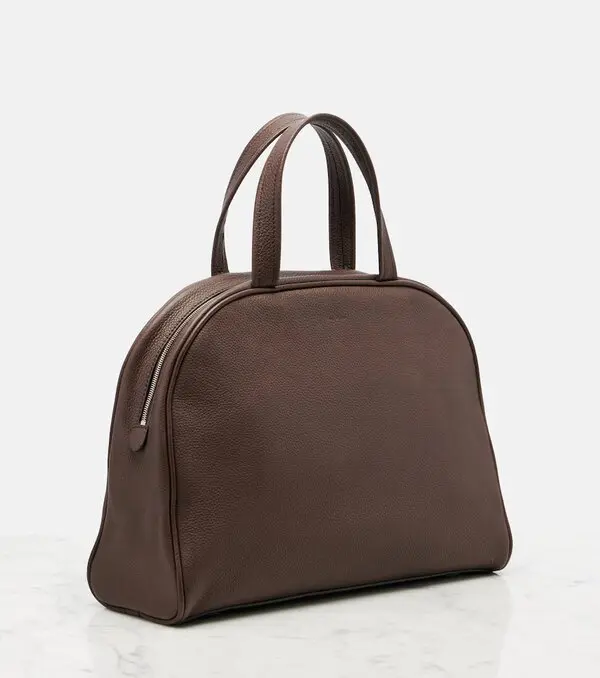 THE ROW Bindle Small Leather Tote Bag - Brown