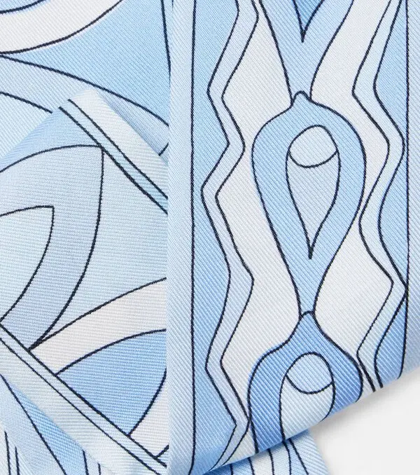 Emilio Pucci Printed Silk Twill Scarf
