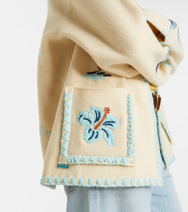 Alanui Remember Me Virgin Wool Jacket - Beige