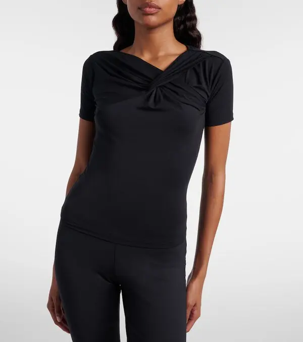 ERES Gathered T-shirt - Black