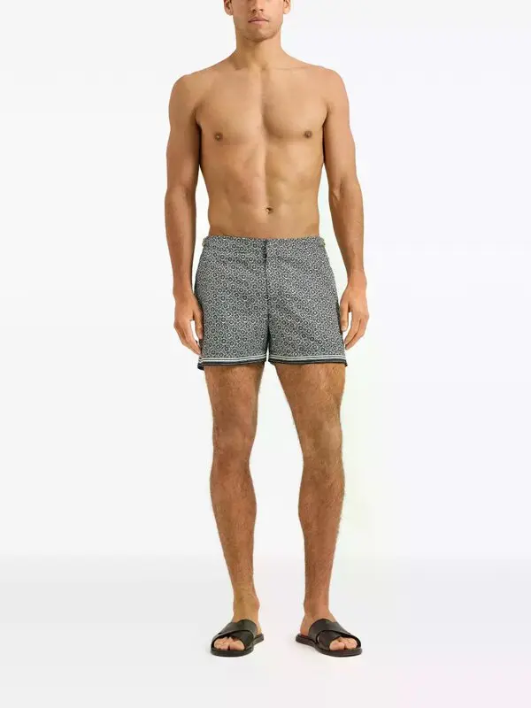 Orlebar Brown Setter Pettola Border Swim Shorts - Blue