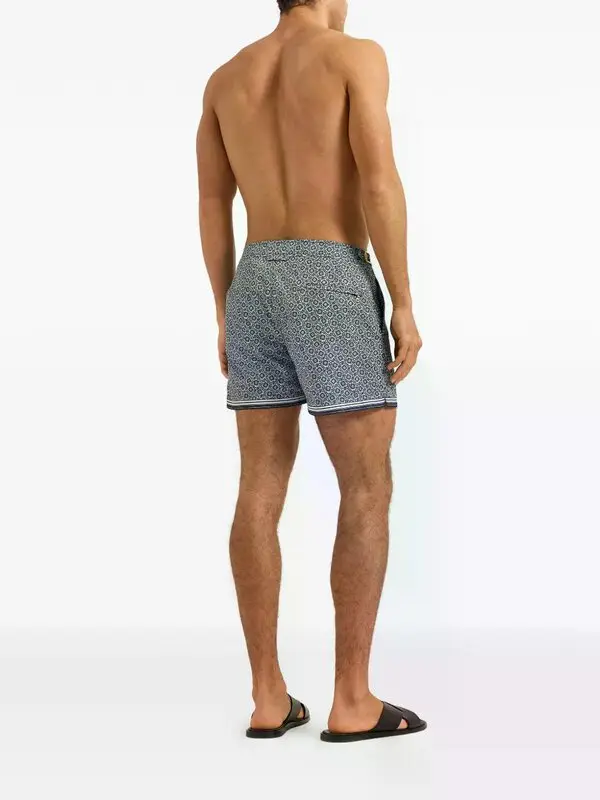 Orlebar Brown Setter Pettola Border Swim Shorts - Blue