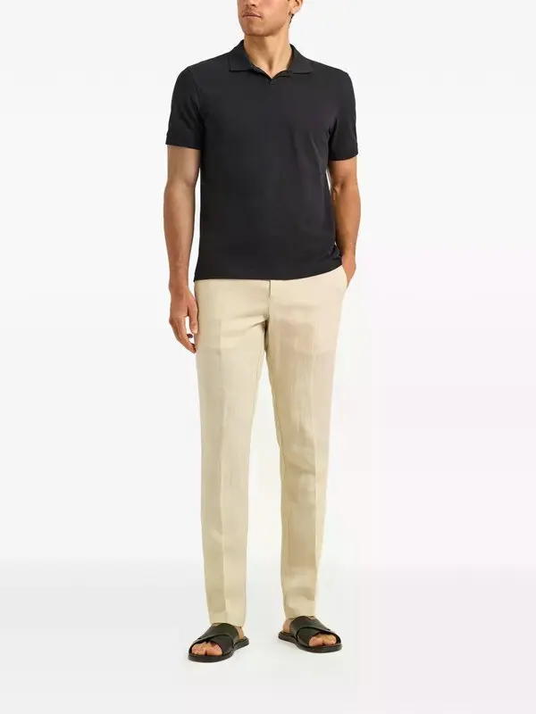 Orlebar Brown Bruno Pique Polo Shirt - Black