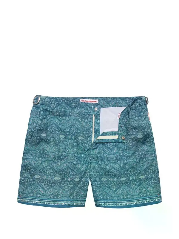 Orlebar Brown Patterned Beachwear - Blue