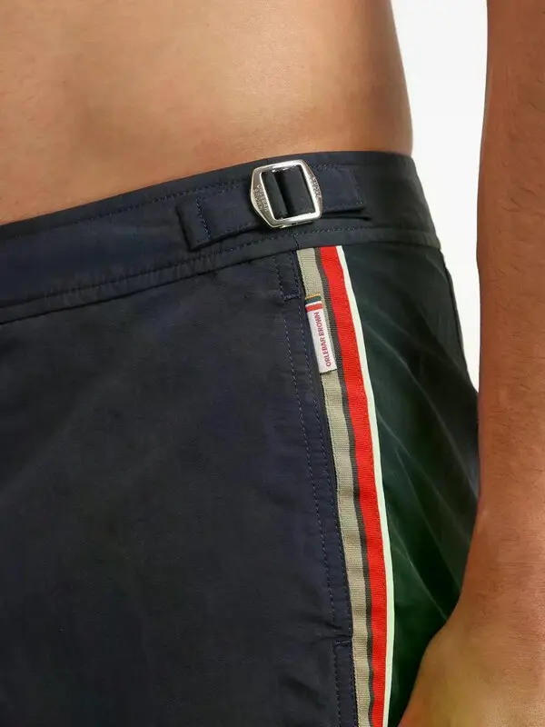 Orlebar Brown Bulldog Stripe Swim Shorts - Blue