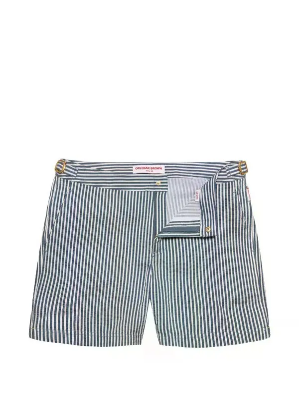 Orlebar Brown Bulldog Striped Swim Shorts - Blue